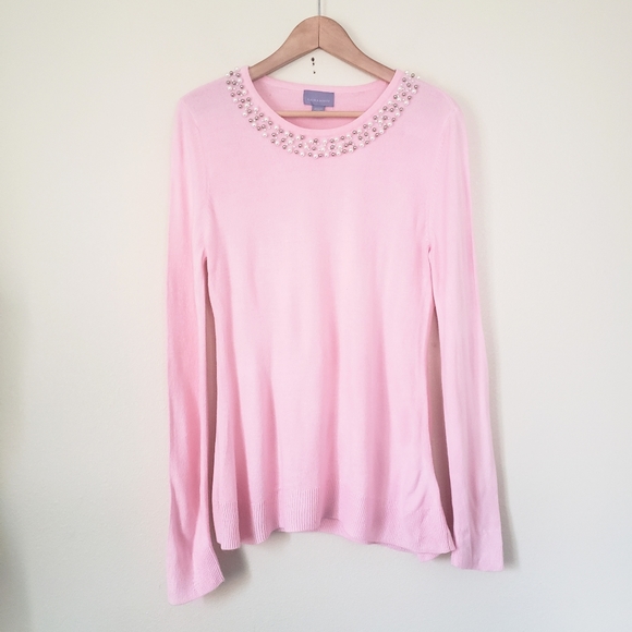 Laura Scott | Sweaters | Laura Scott Embellished Sweater L | Poshmark